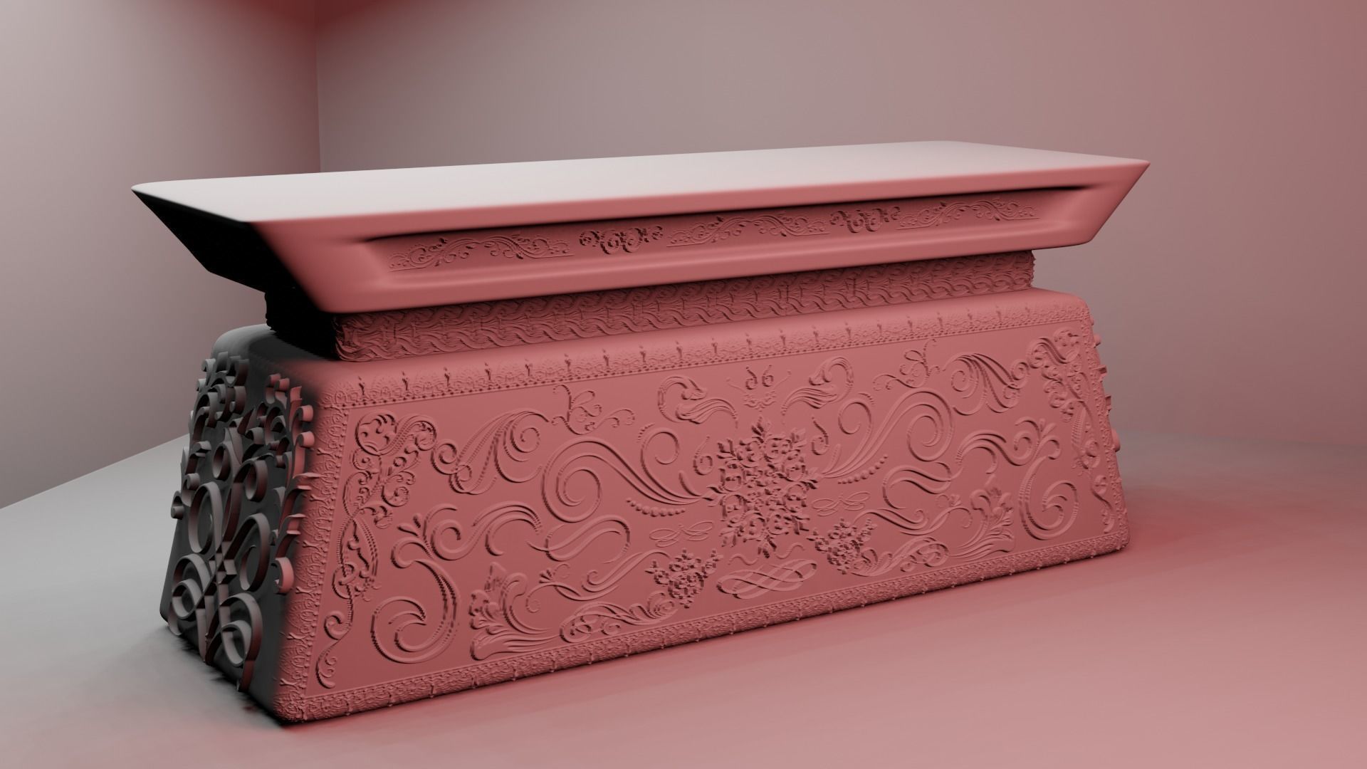 Emboss Ancient Tomb 3D model | CGTrader