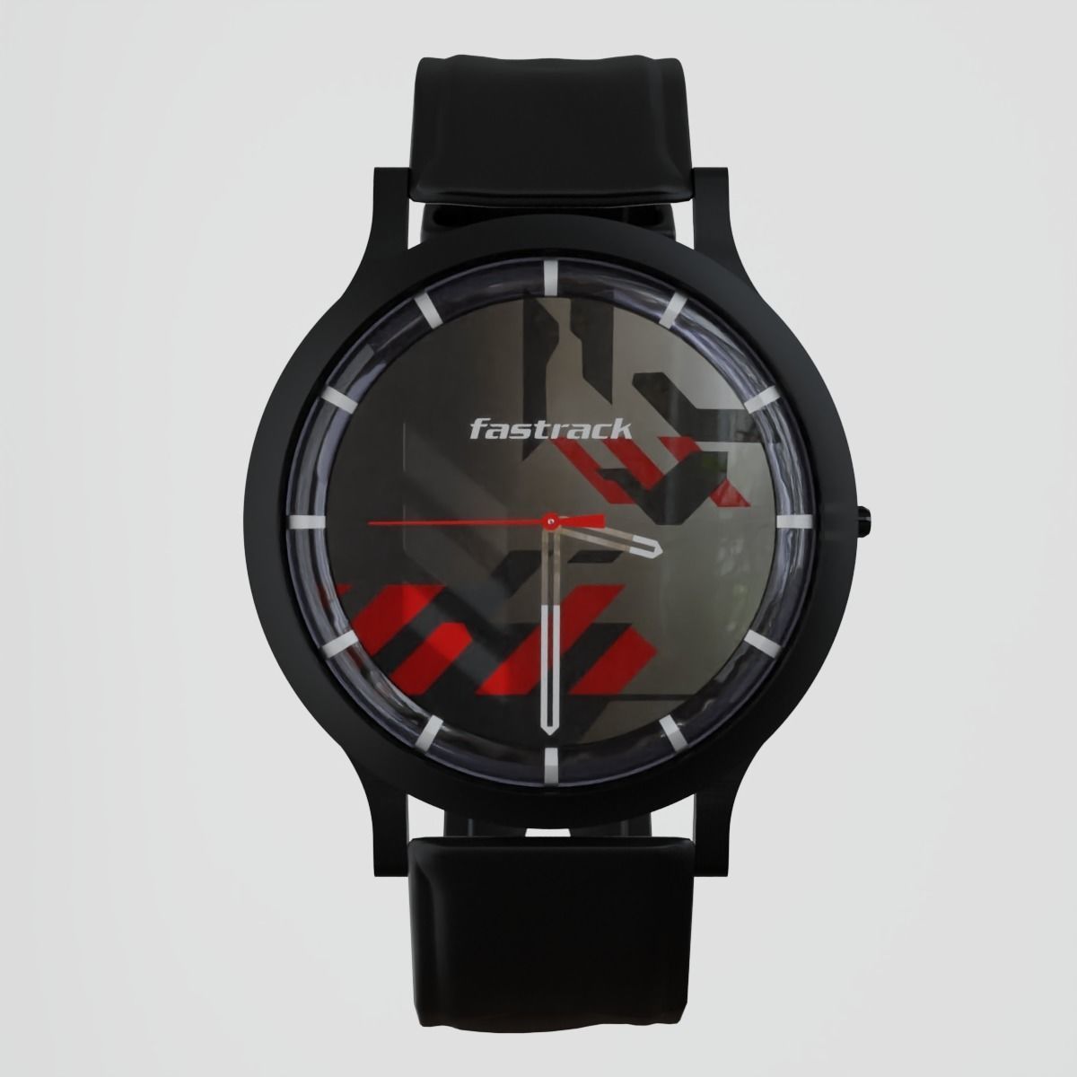 Fastrack analog watch free 3D model rigged | CGTrader
