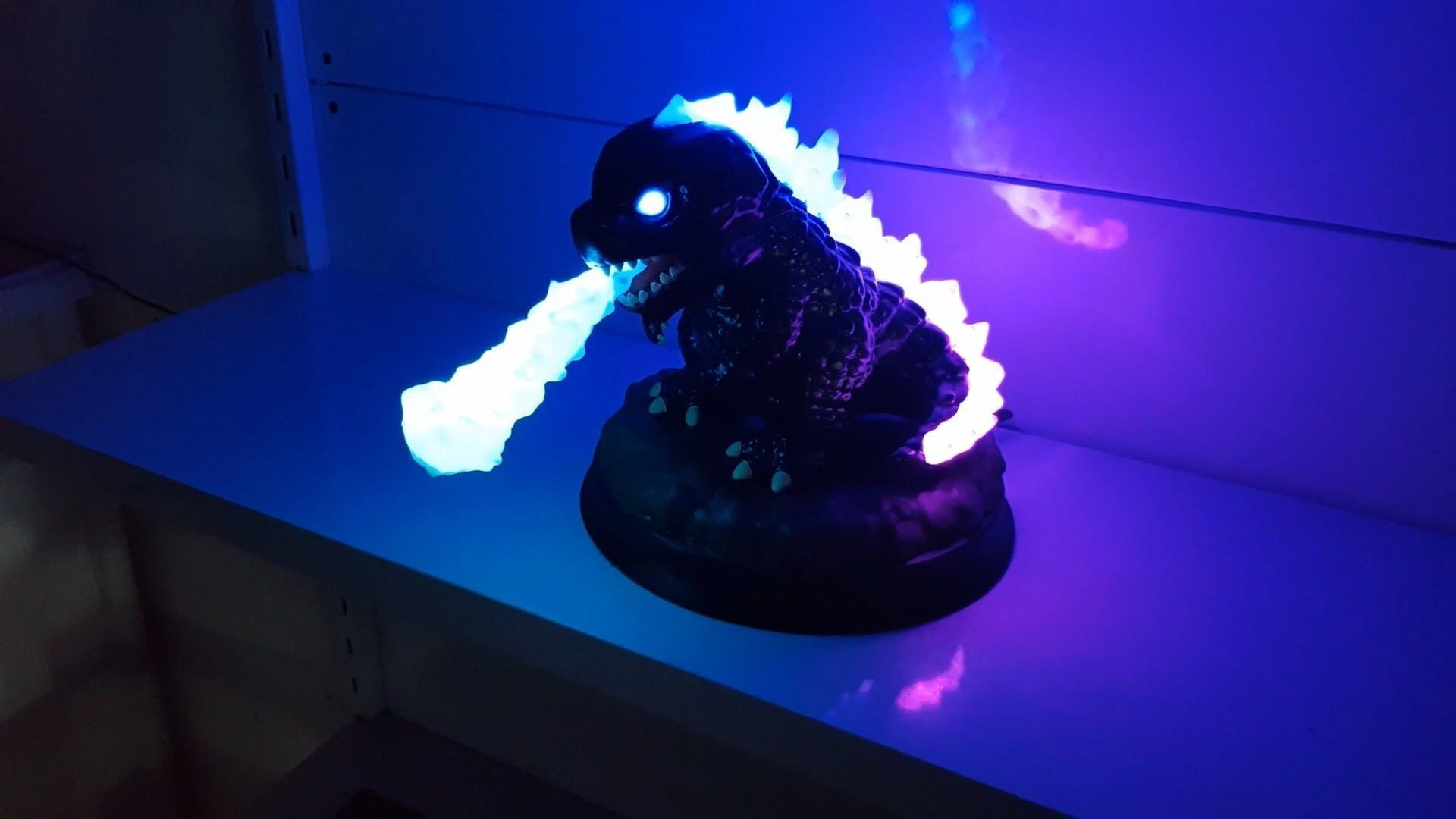 GODZILLA LIGHT FIXTURE 3D model 3D printable | CGTrader