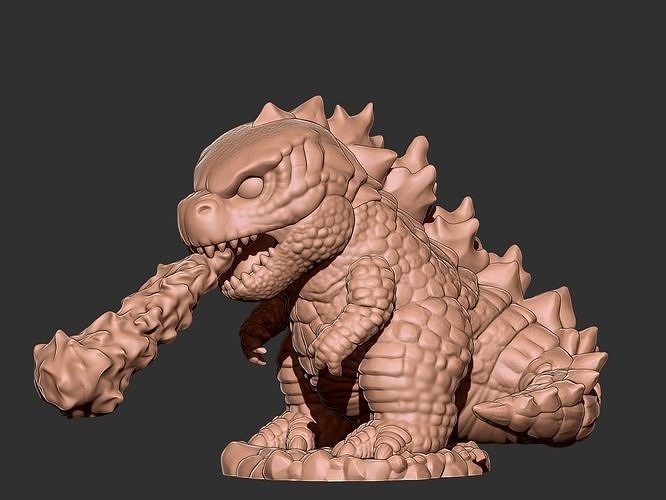 GODZILLA LIGHT FIXTURE 3D model 3D printable | CGTrader