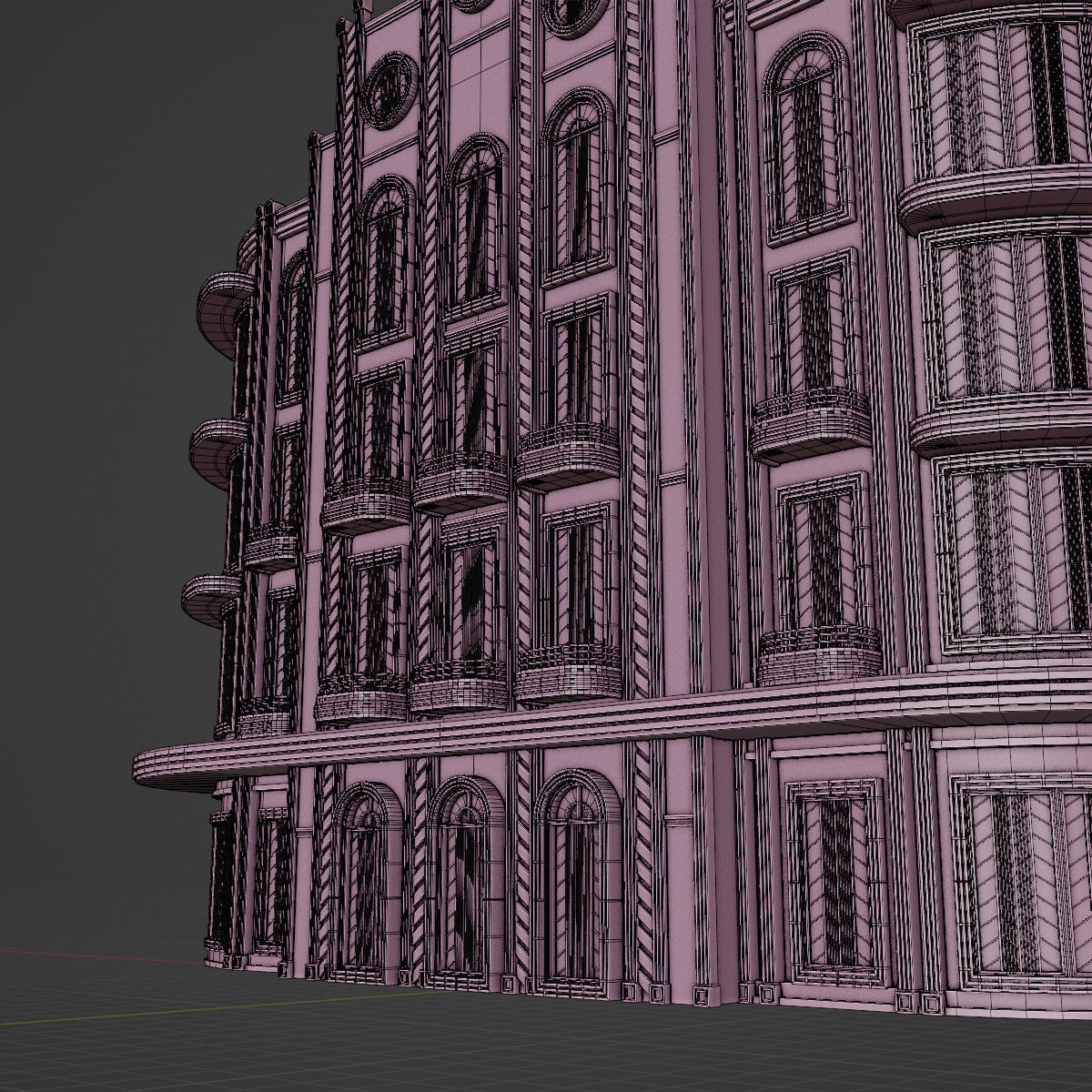3D model ART DECO STEAMPUNK BUILDING 04 VR / AR / low-poly | CGTrader