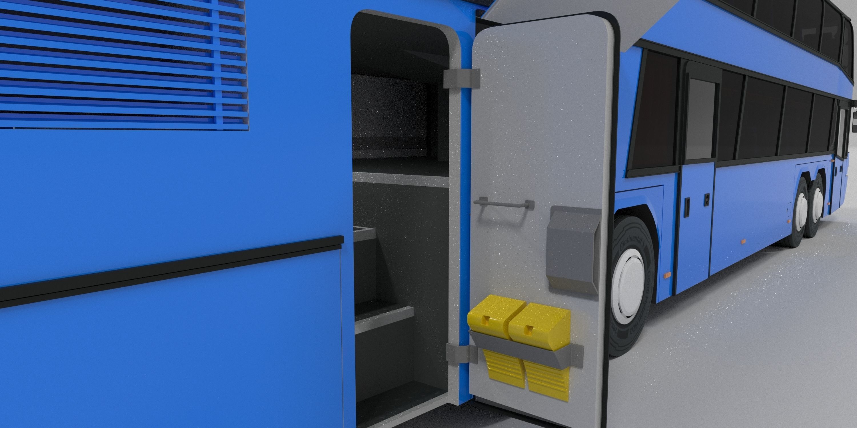 Neoplan Megaliner N128 2000 3D model | CGTrader