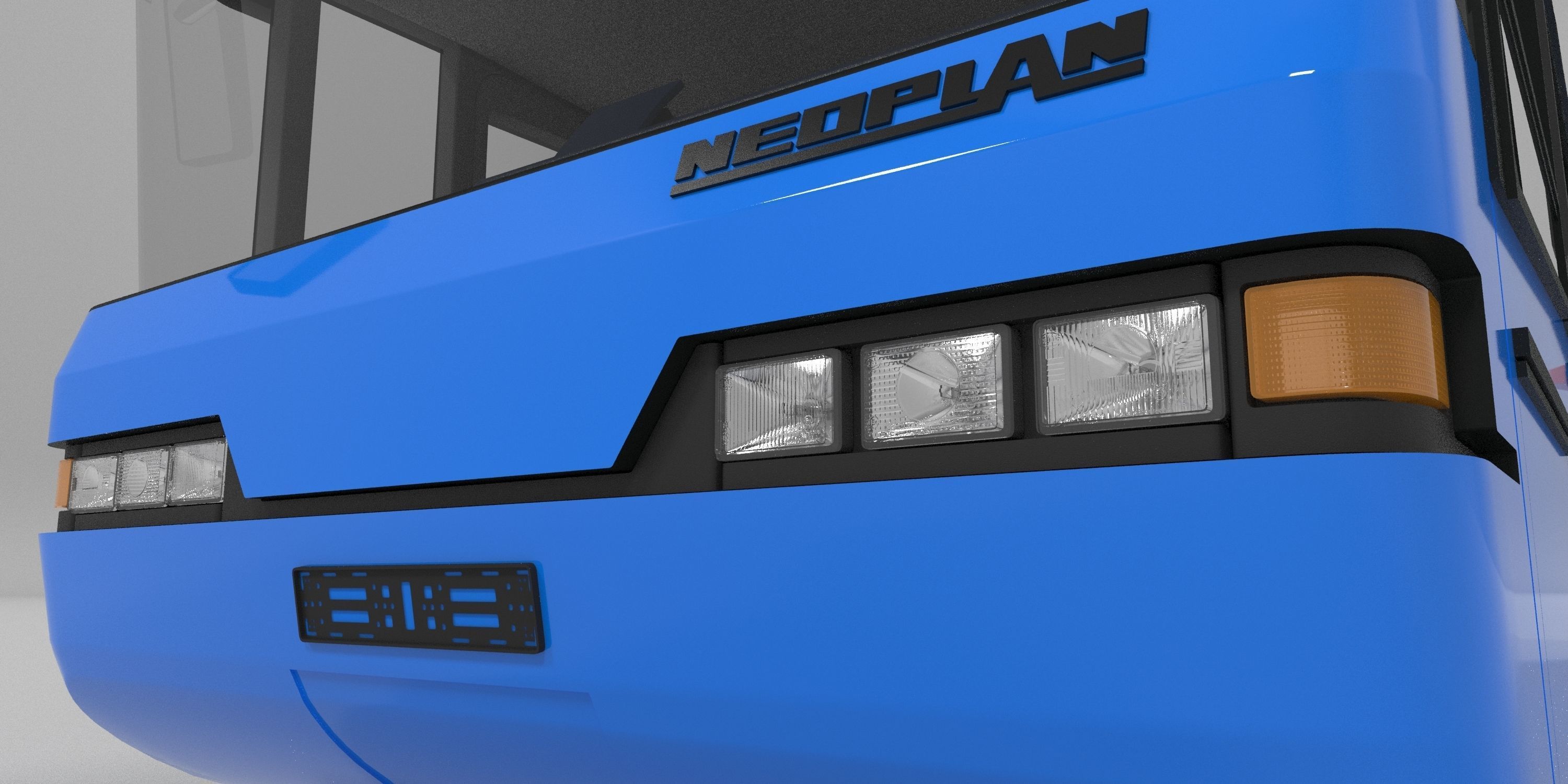 Neoplan Megaliner N128 2000 3D model | CGTrader