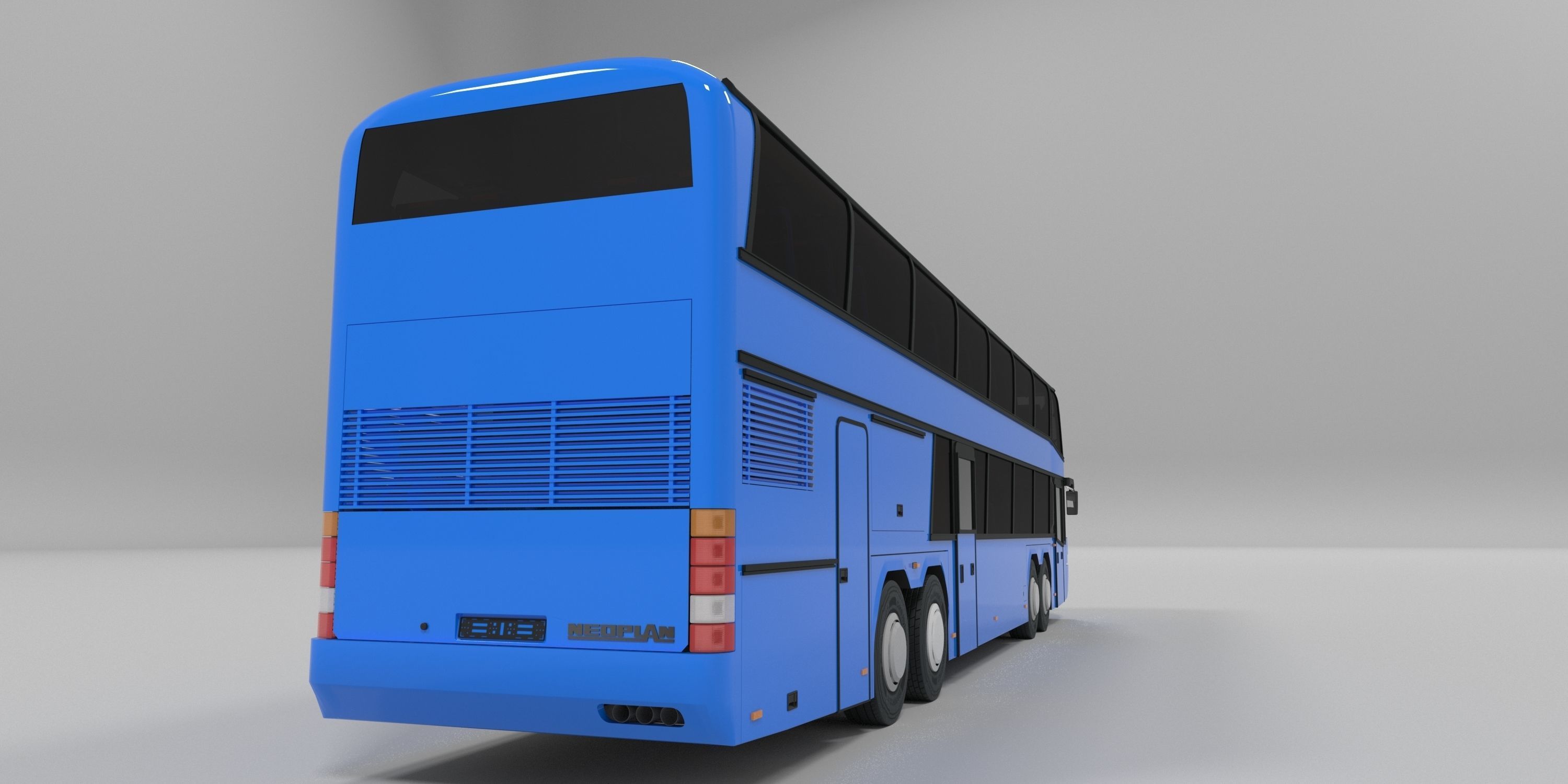 Neoplan Megaliner N128 2000 3D model | CGTrader