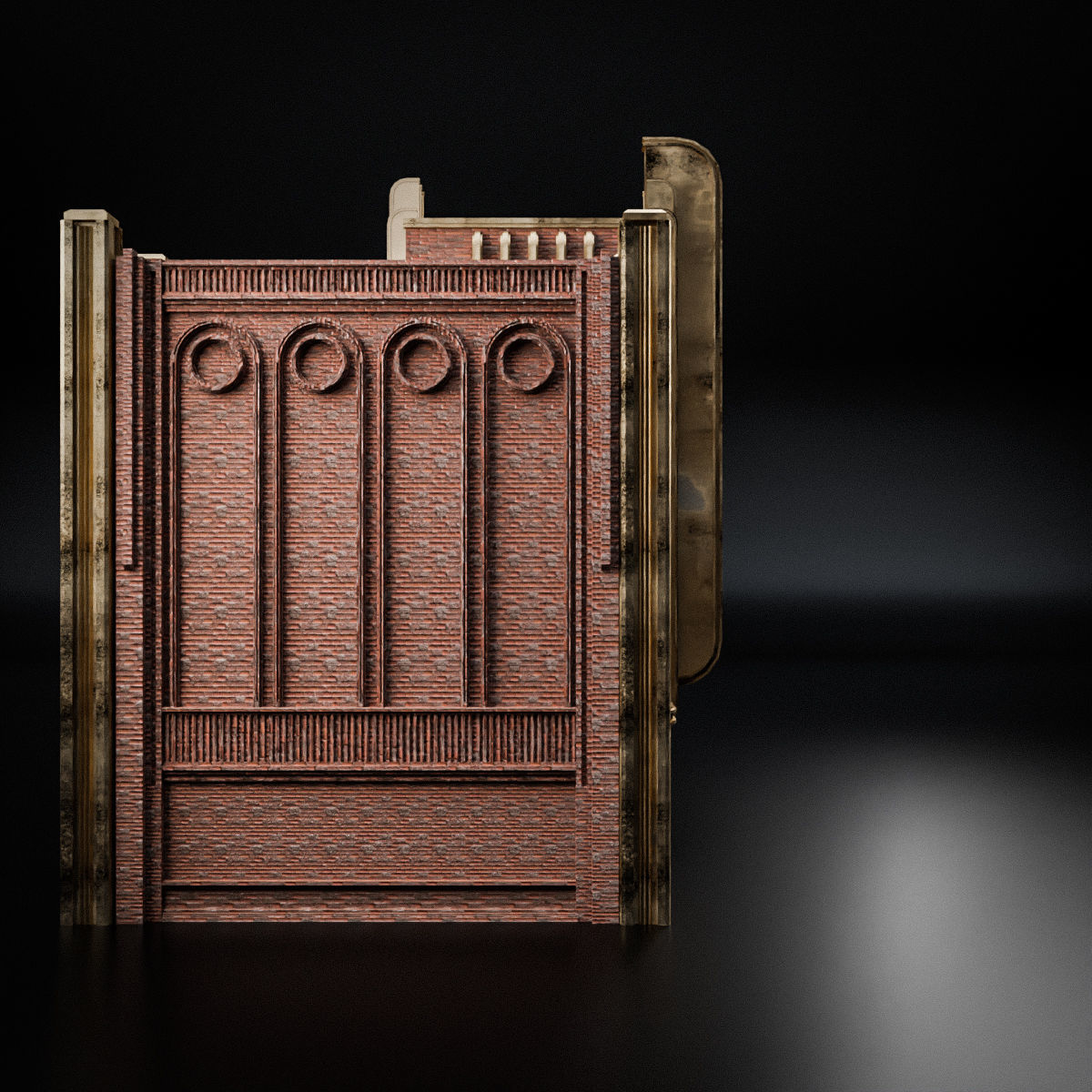 3D model ART DECO STEAMPUNK BUILDING 05 VR / AR / low-poly | CGTrader