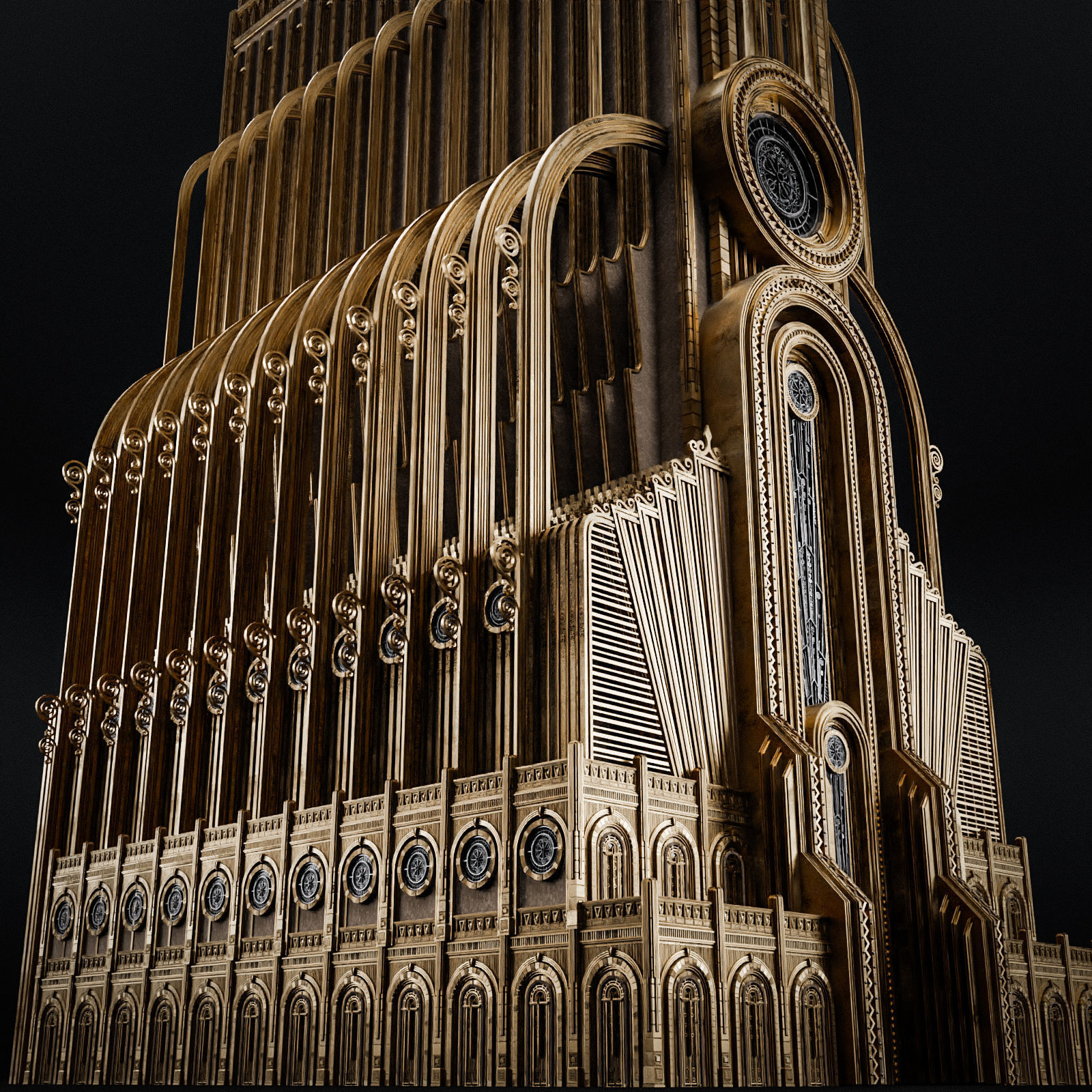 3D model GRAND CAPITAL BUILDING SET VR / AR / low-poly | CGTrader