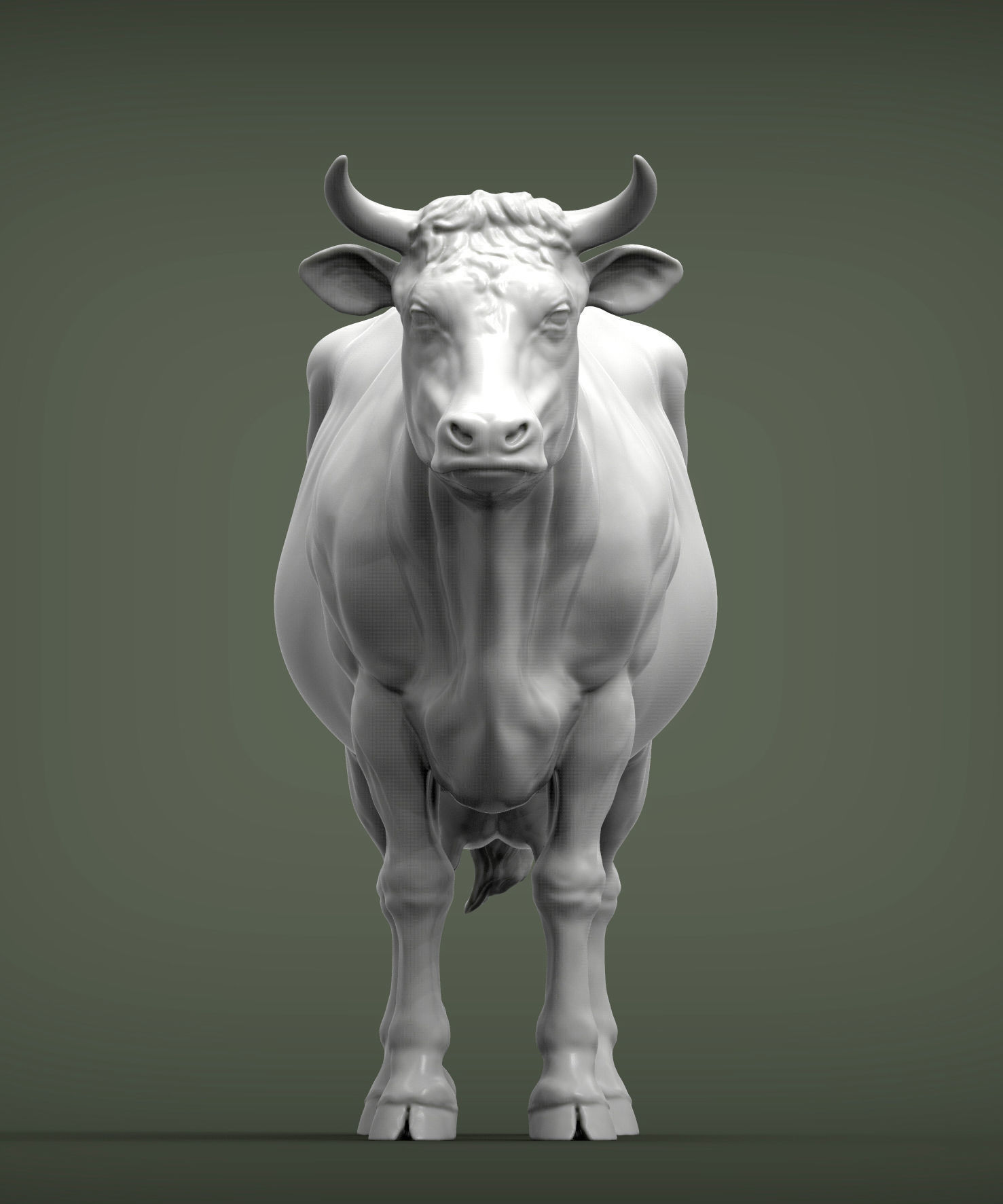 Cow 3D print model 3D model 3D printable | CGTrader