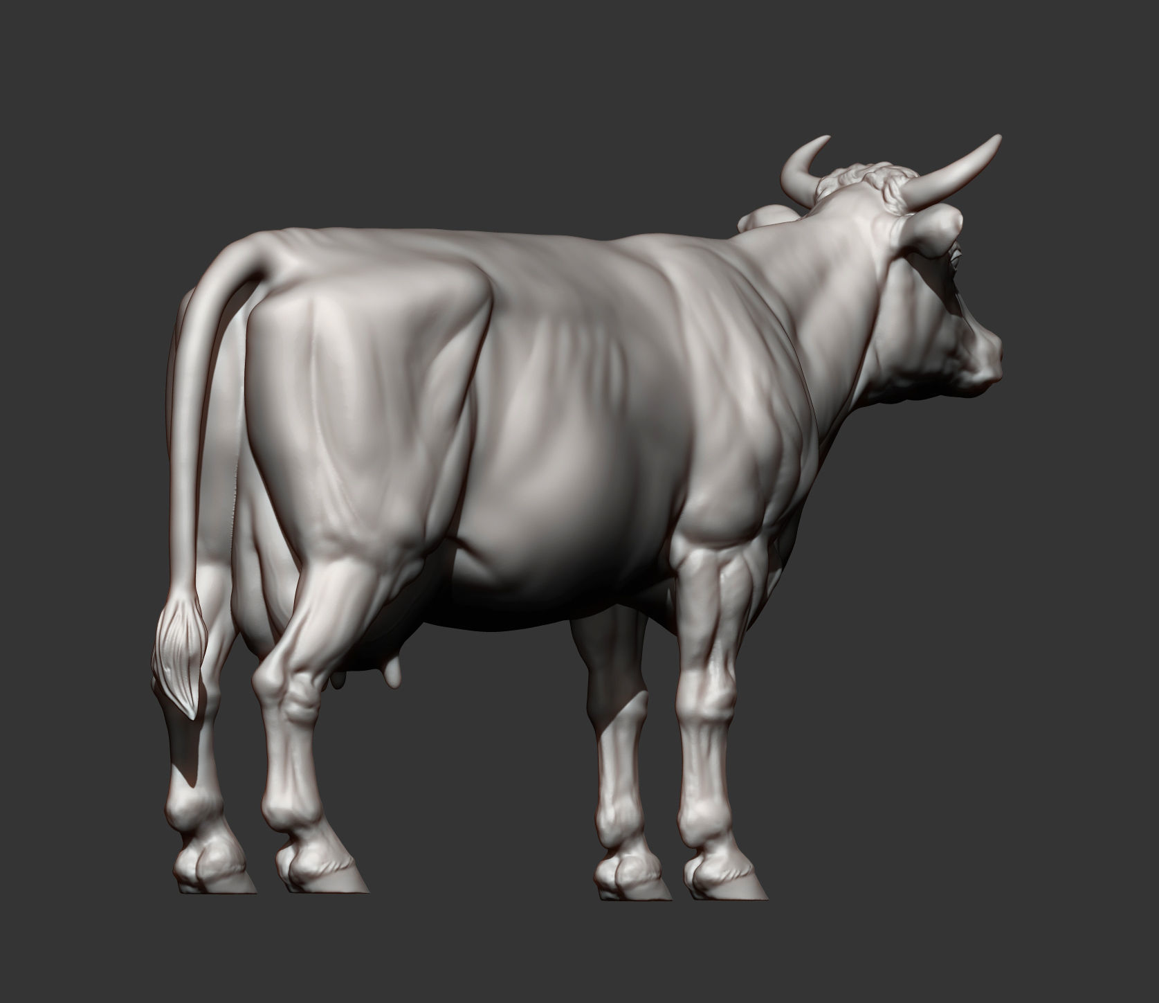 Cow 3D print model 3D model 3D printable | CGTrader