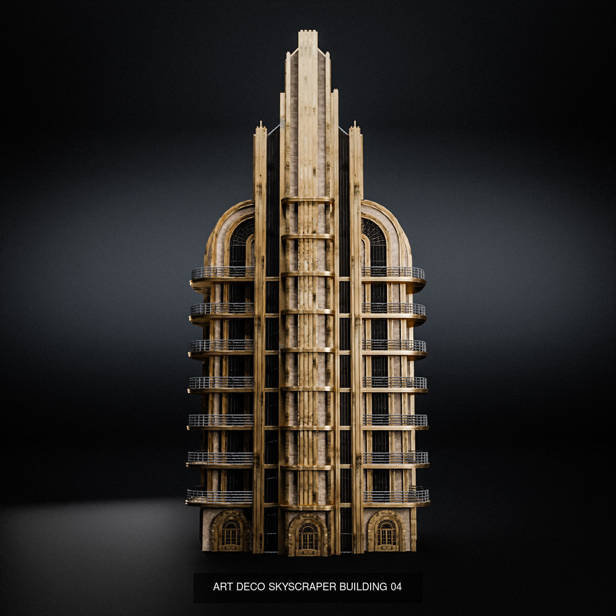 ART DECO SKYSCRAPER BUILDING PACK - 8 BUILDING 3D Model Collection ...