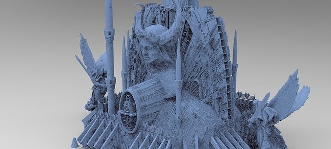 Alien Prometheus temples 4 3D model | CGTrader