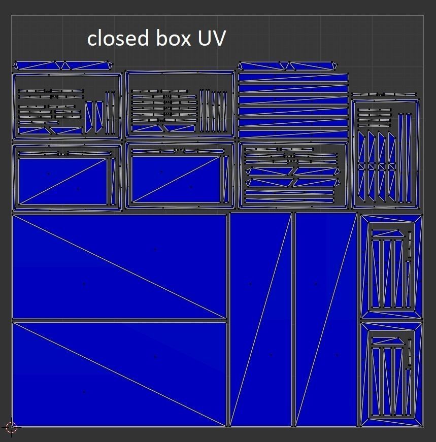 3D model Wooden open and closed boxes VR / AR / low-poly | CGTrader