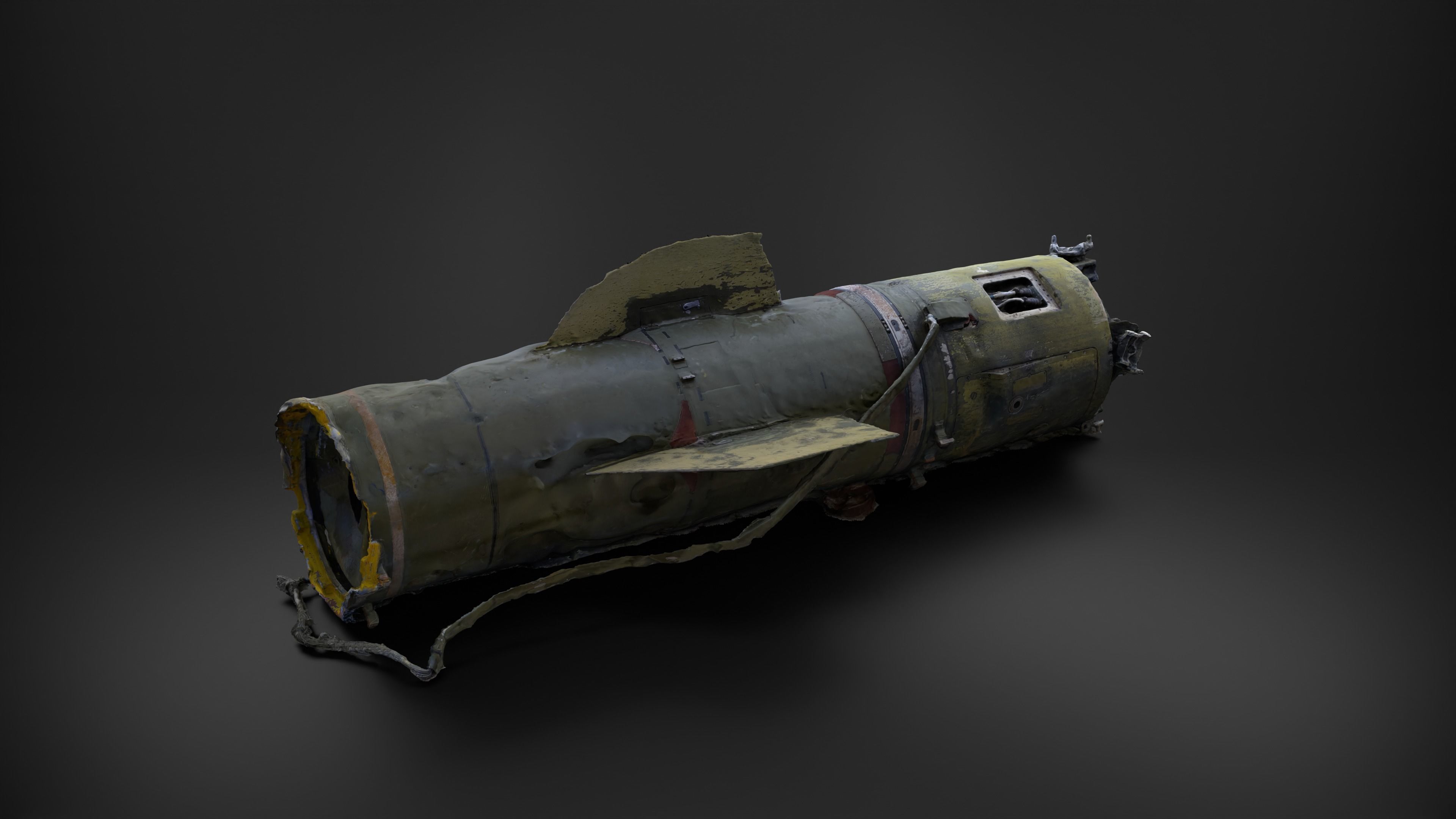 Destroyed OTR-21 SS-21 Scarab Tochka-U P2 Photoscan 3D model | CGTrader