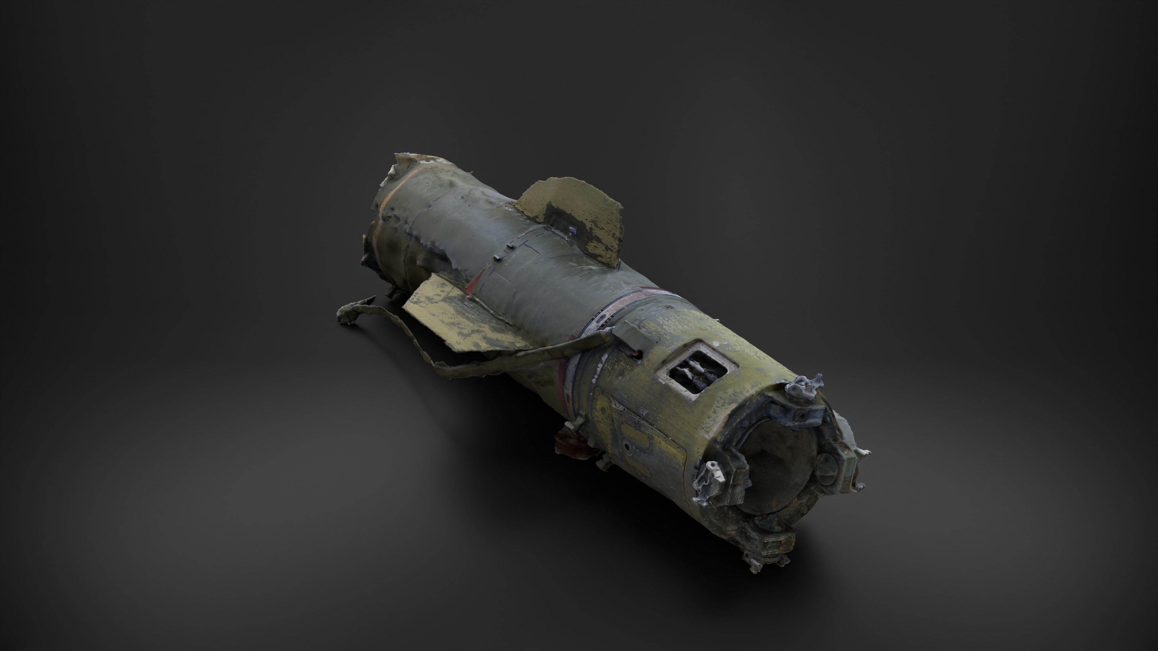 Destroyed OTR-21 SS-21 Scarab Tochka-U P2 Photoscan 3D model | CGTrader