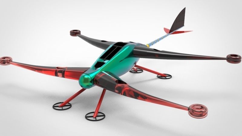 Air Bus cargo drone 3D model 3D printable | CGTrader
