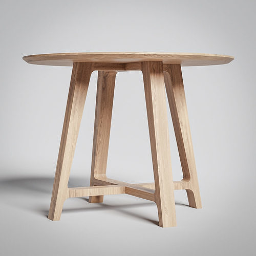 3D model Circular Table VR / AR / low-poly | CGTrader