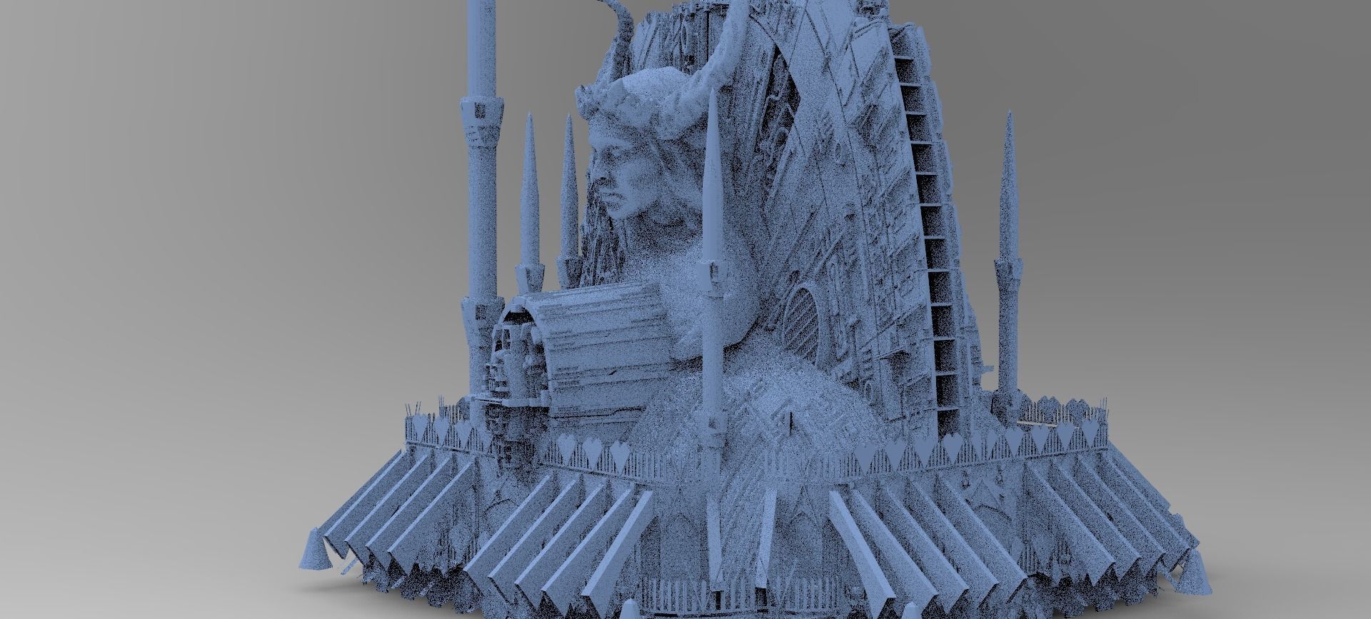 Alien Prometheus temples 7 3D model | CGTrader