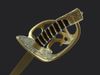 British Royal Guard Sword 1832 free 3D model | CGTrader