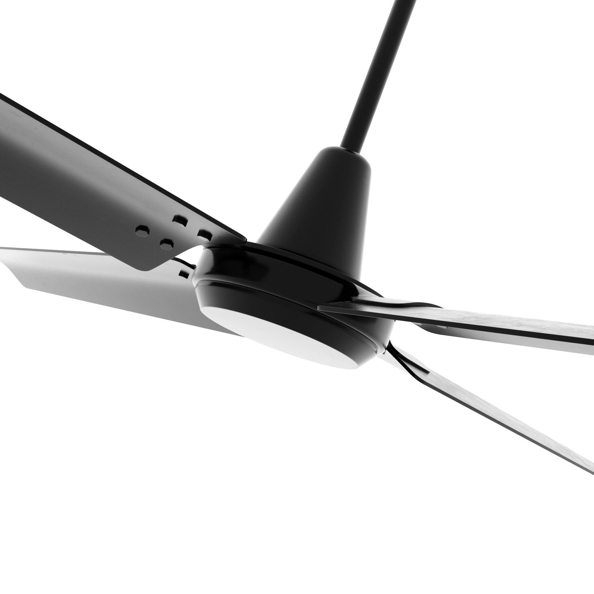 Black Ceiling Fan 3d Model free VR / AR / low-poly 3D model rigged | CGTrader