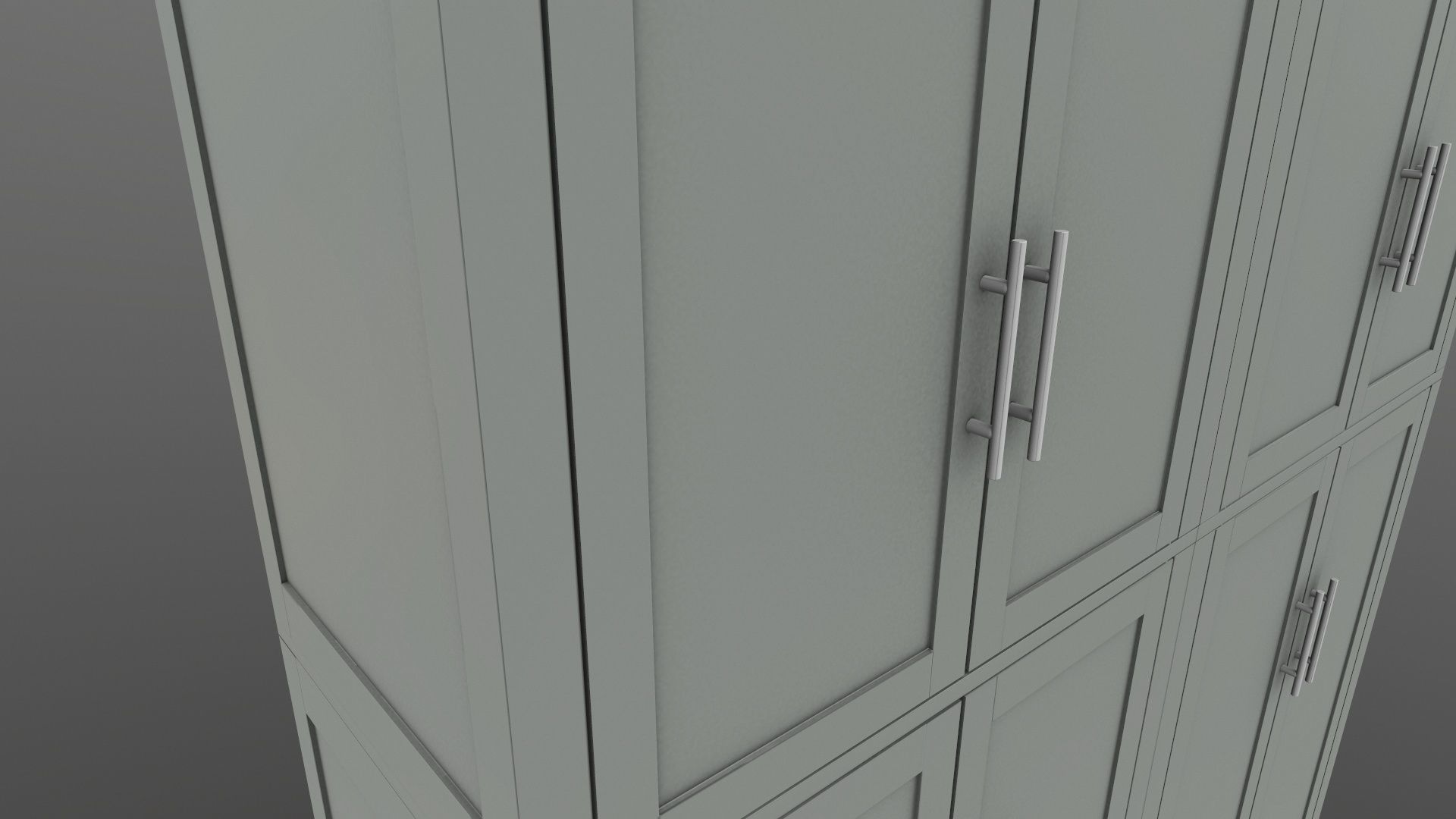 Wooden Almirah 3D model | CGTrader