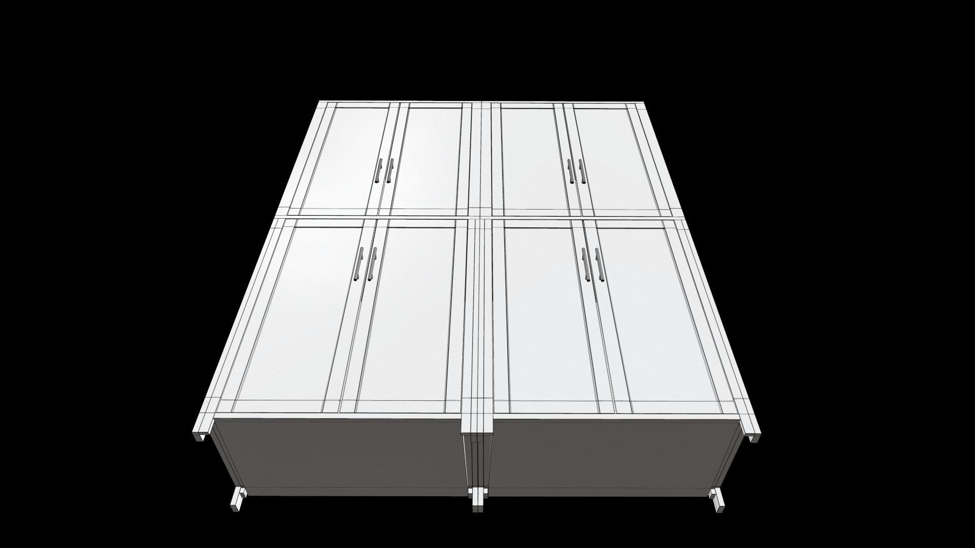 Wooden Almirah 3D model | CGTrader