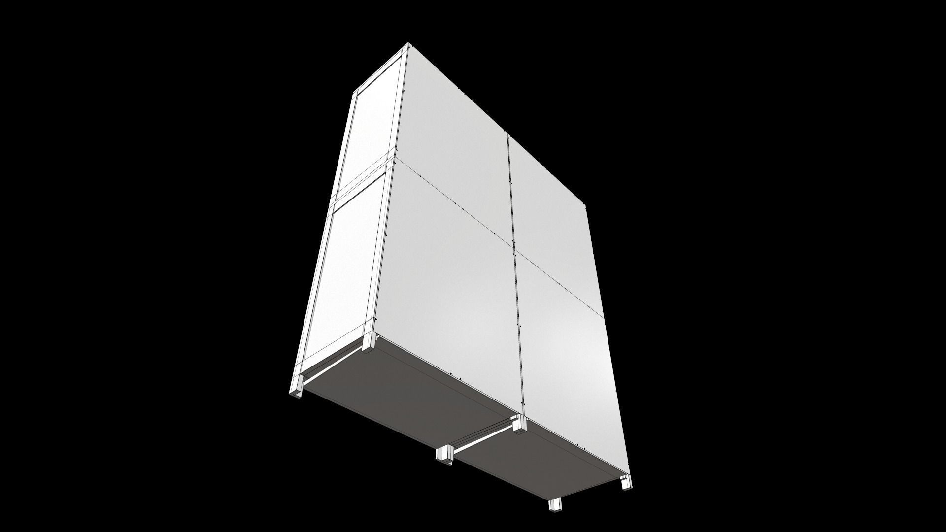 Wooden Almirah 3D model | CGTrader