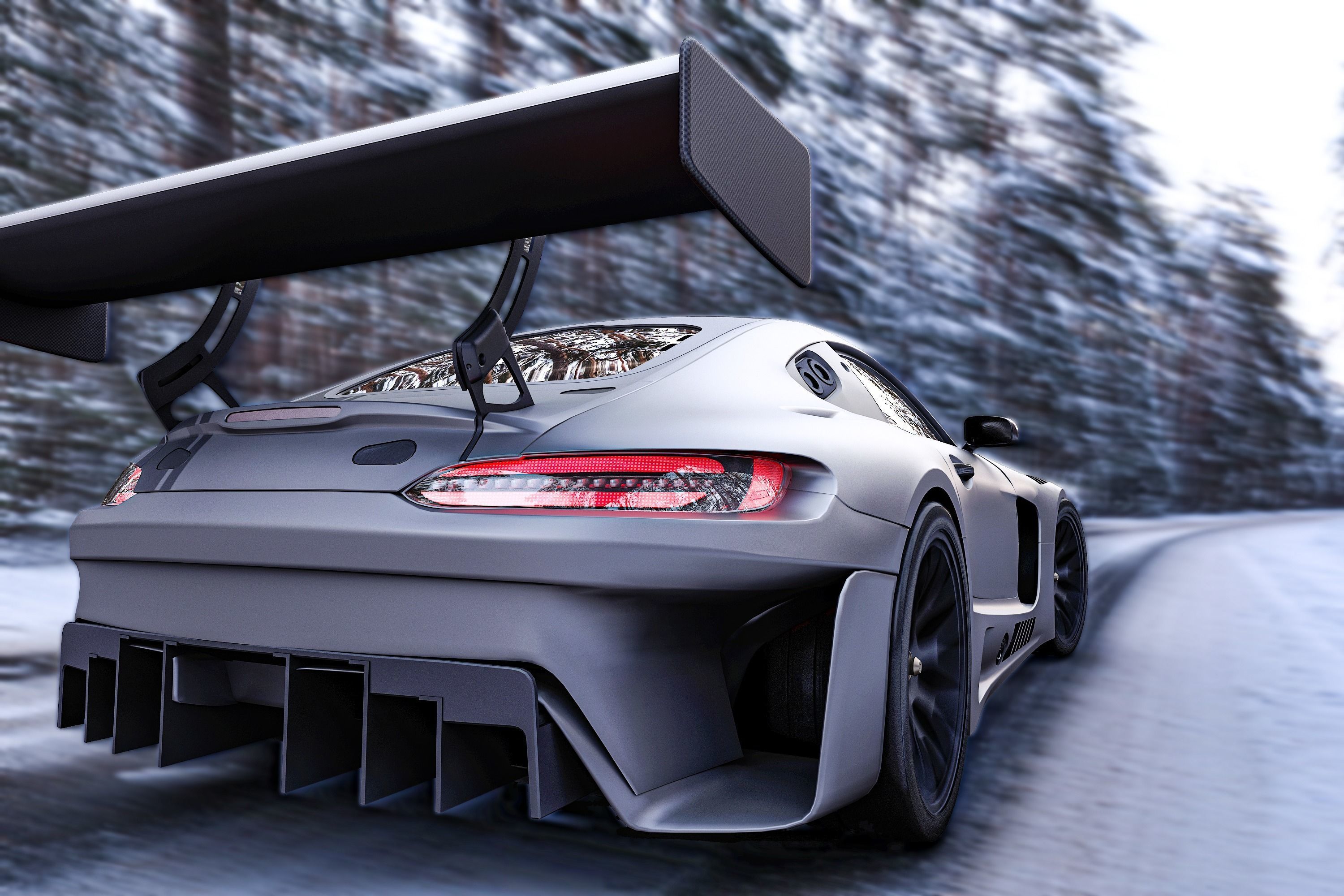 GT3 AMG 2020 3D model | CGTrader