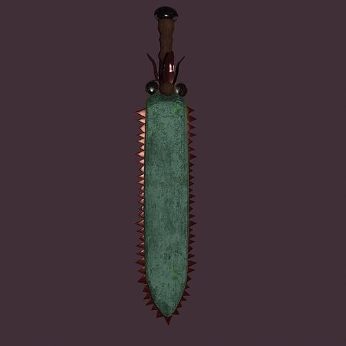 3D model Killing Aligator Sword VR / AR / low-poly | CGTrader