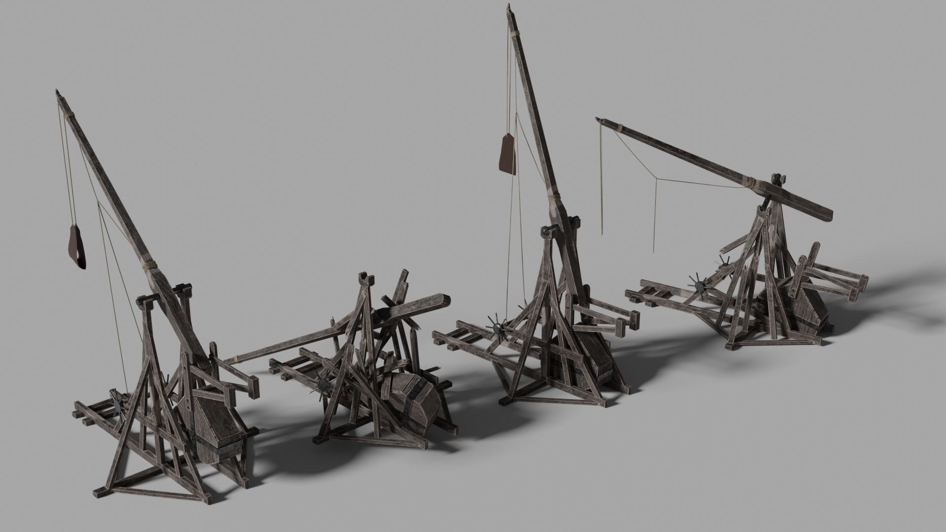 Demaged Siege Artillery 3D model | CGTrader