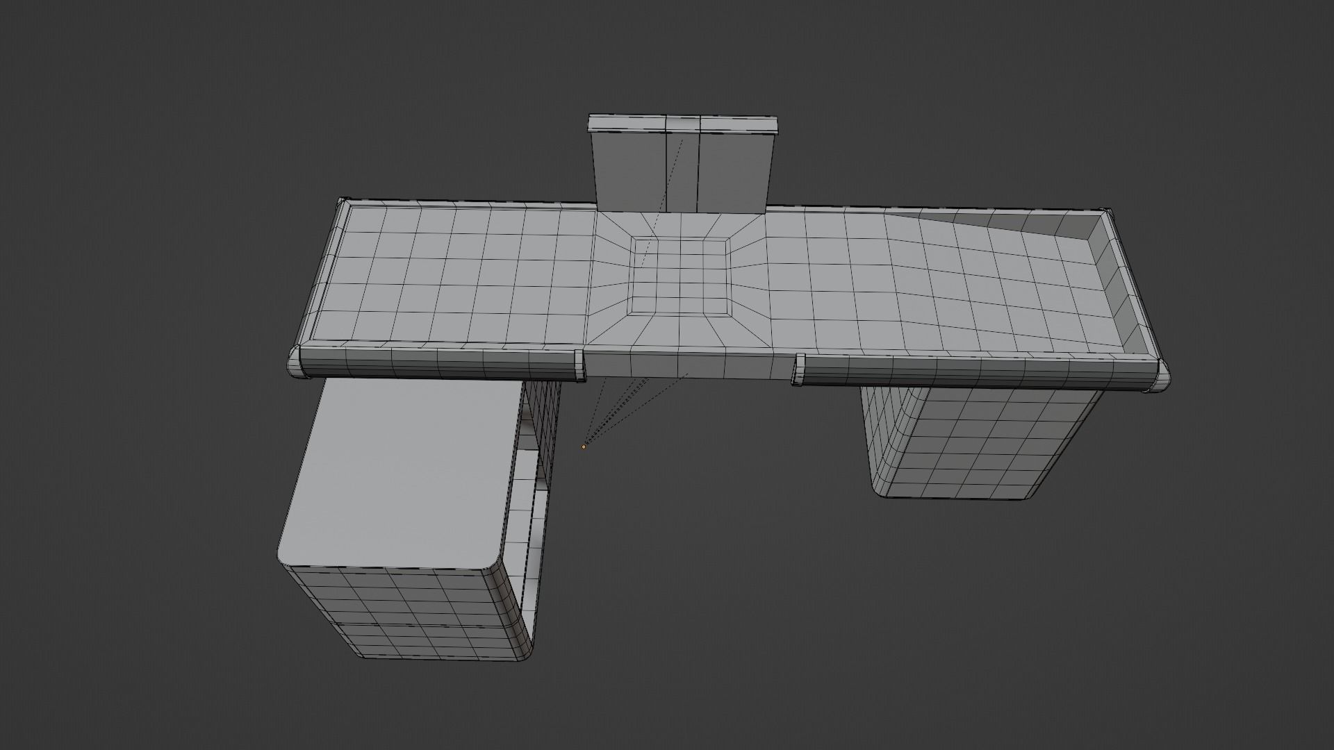 Cashier desk free 3D model | CGTrader