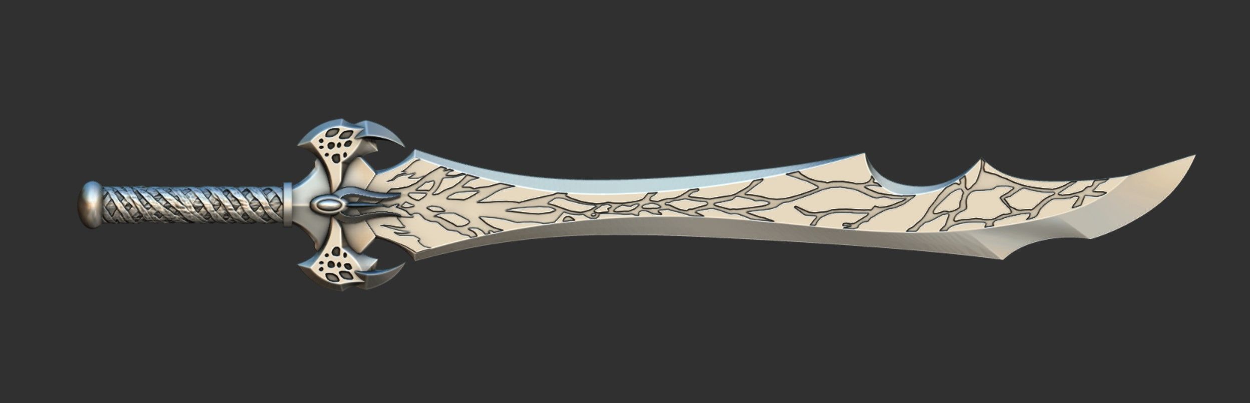 game stone sword 3D print model 3D model 3D printable | CGTrader