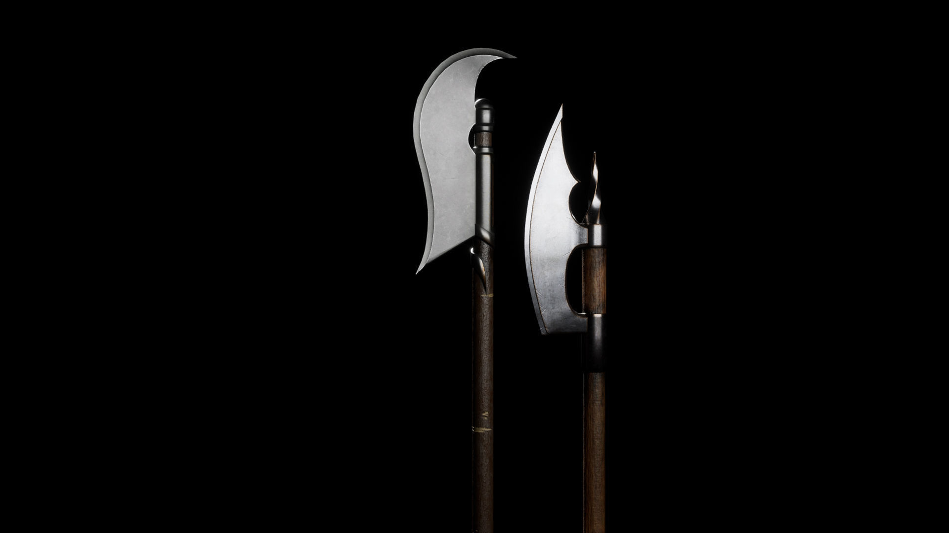 3D model Polearm Pack VR / AR / low-poly | CGTrader