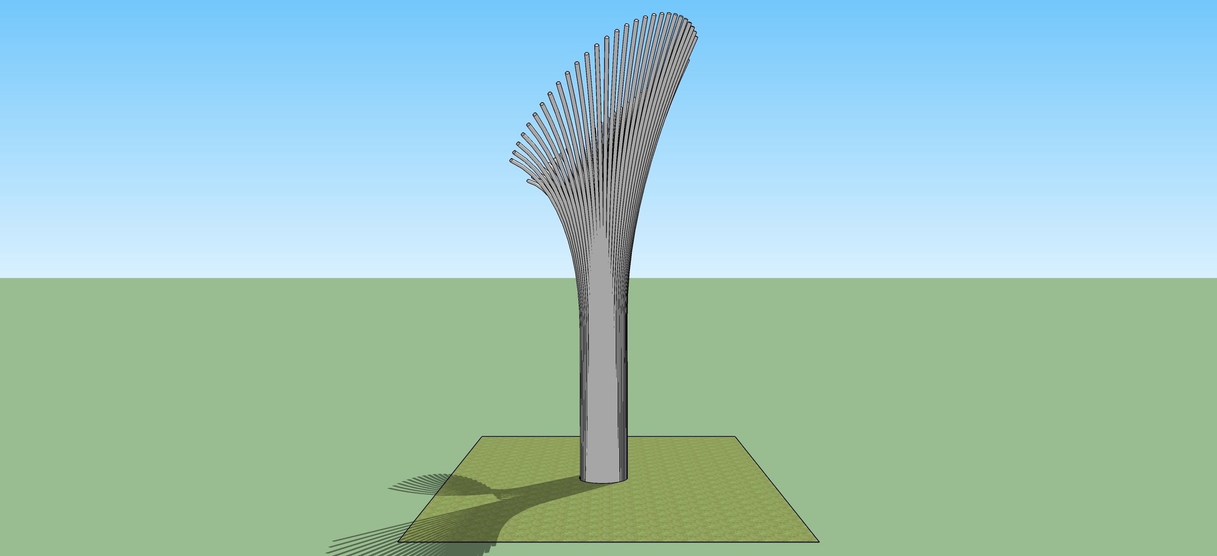 COLOUM PIPE BENDING ARTWORK 3D model | CGTrader