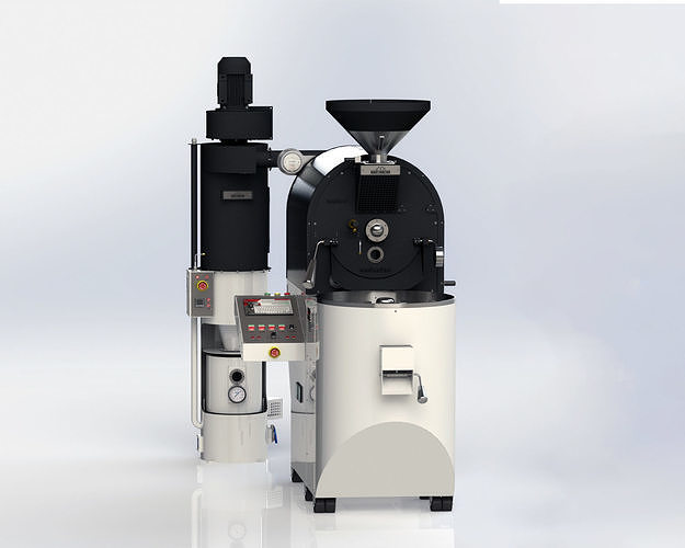 Hartanzah Coffee and Cocoa Roaster free 3D model | CGTrader