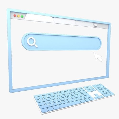 Website Set 3D model | CGTrader