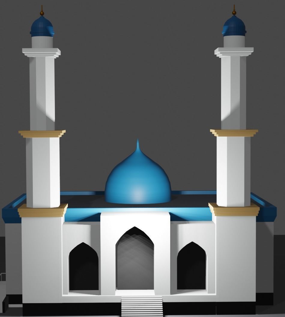 Mosque Model free 3D model | CGTrader