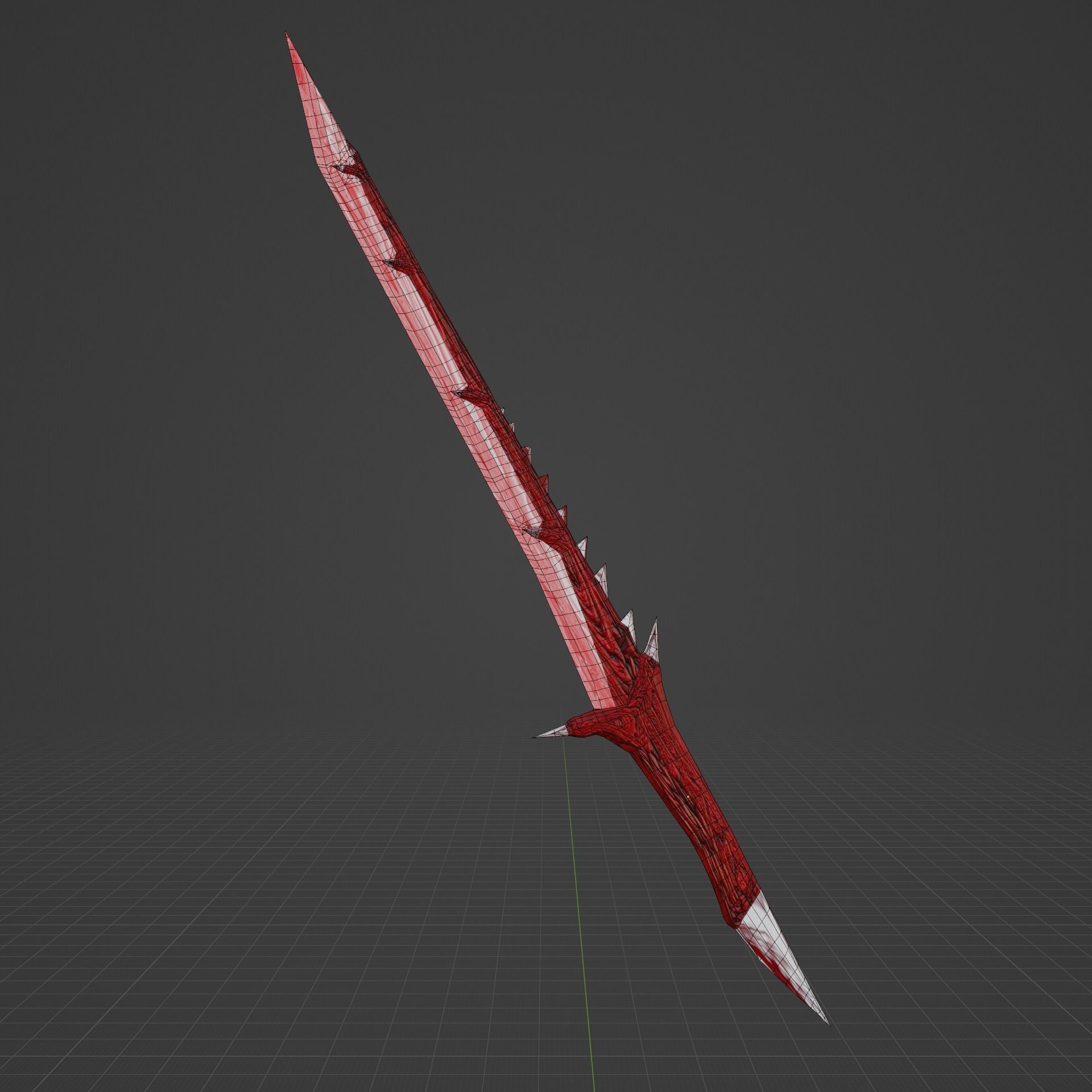 3D model Stylized Lizard Blade PBR Low-Poly game ready VR / AR / low ...