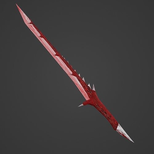 3D model Stylized Lizard Blade PBR Low-Poly game ready VR / AR / low ...