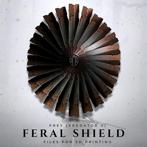 Feral Shield from Prey 3D model 3D printable | CGTrader