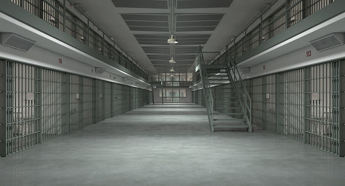 Prison Cell Block 003 3D model | CGTrader
