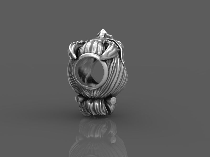 Japanese demon head bead 3d model for 3d printing 3D print model 3D ...