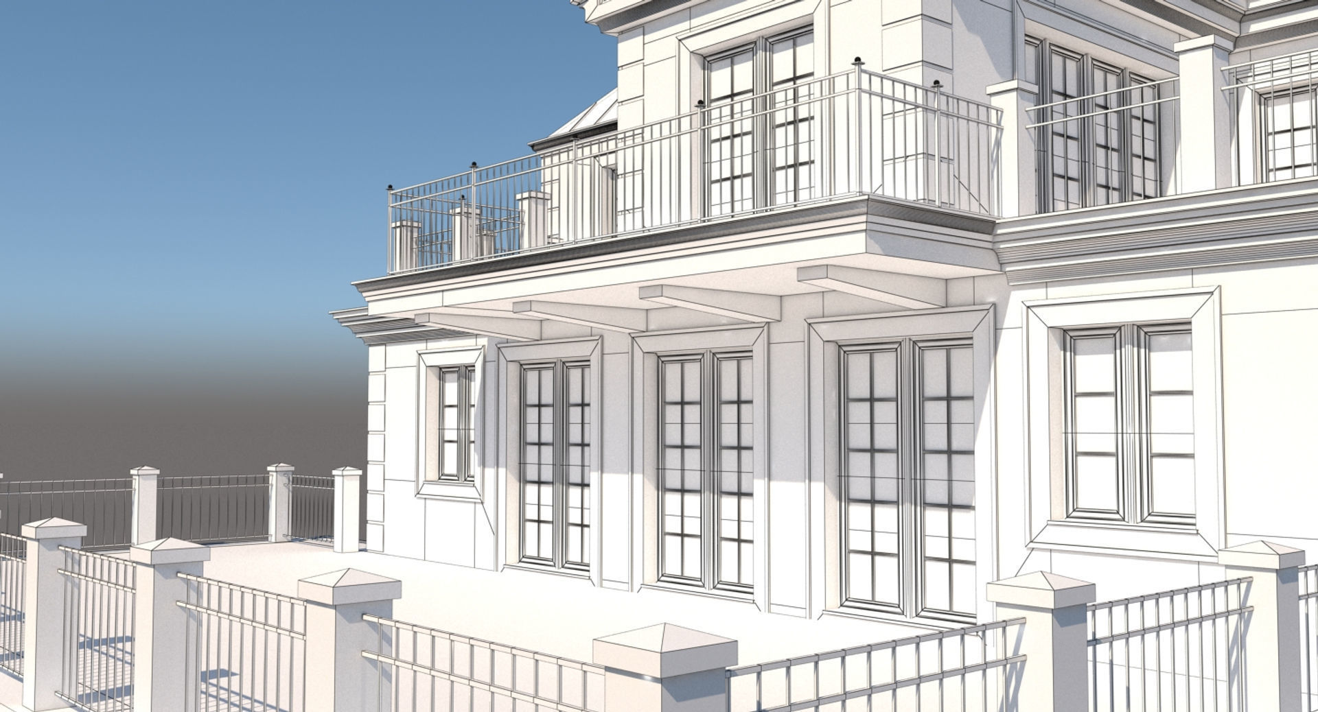 Mansion House 3D model | CGTrader