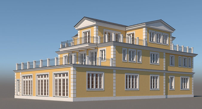 Mansion House 3D model | CGTrader