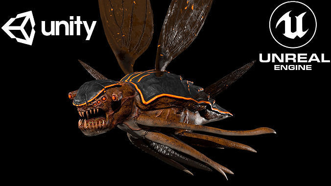 3D model Bug 5 VR / AR / low-poly | CGTrader