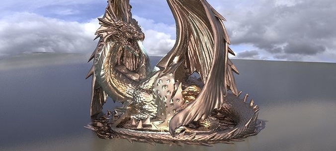Arthurian Dragon King 3D model | CGTrader