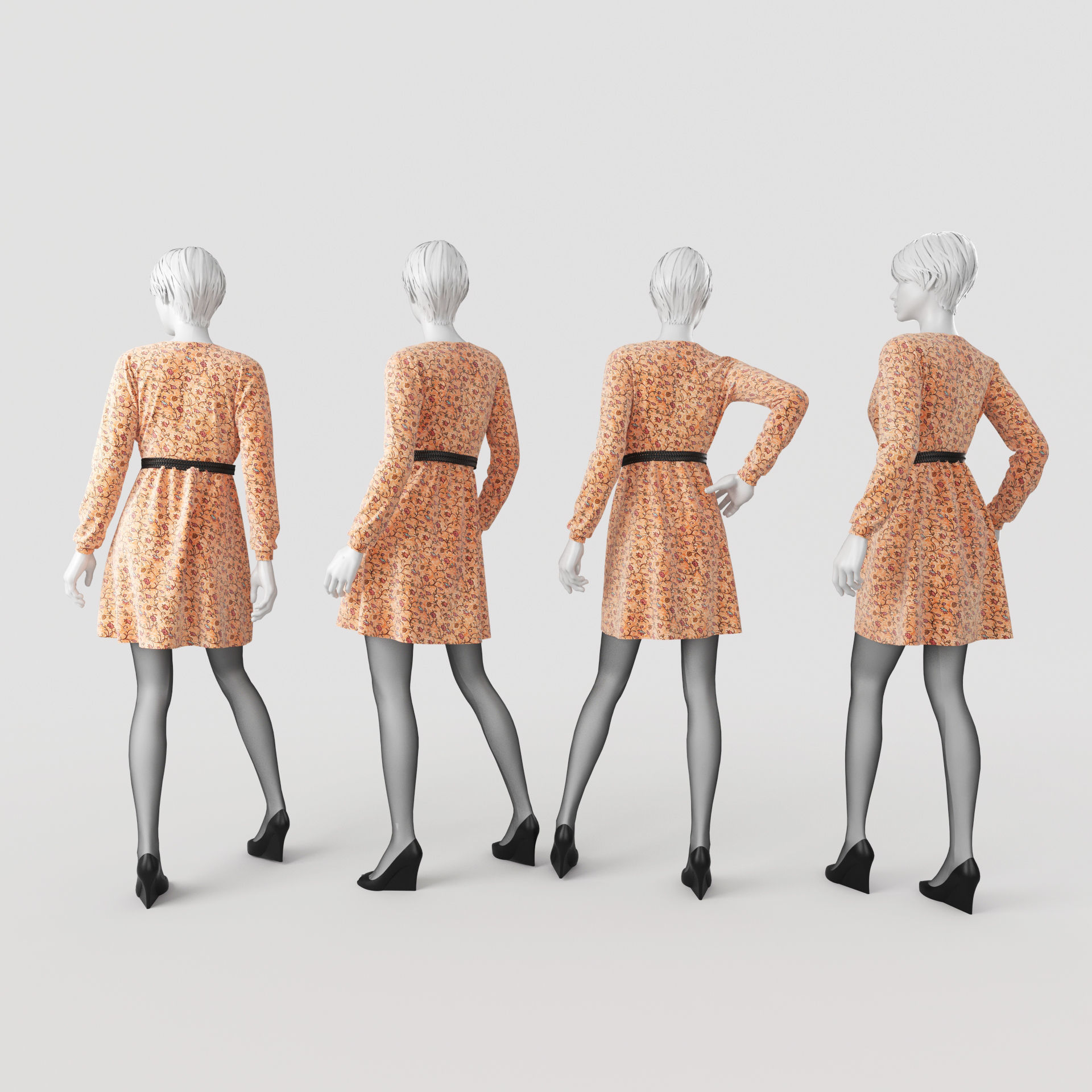 Woman Mannequin 5 3D model | CGTrader