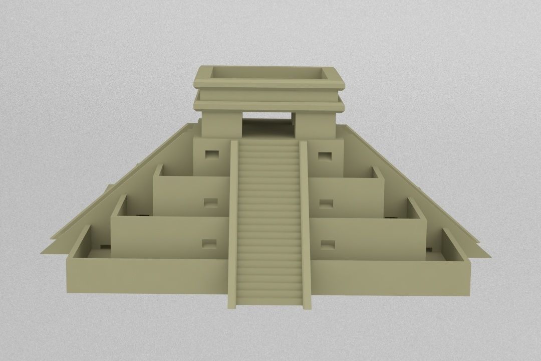Temple of the incas 3D model 3D printable | CGTrader