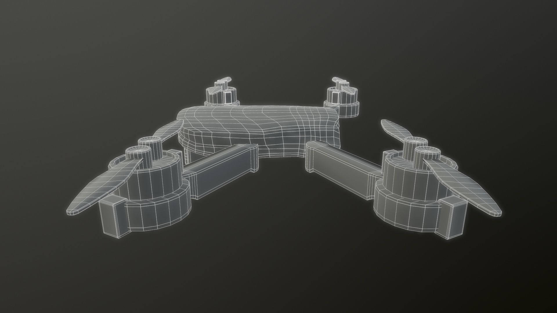 3D model Drone VR / AR / low-poly | CGTrader