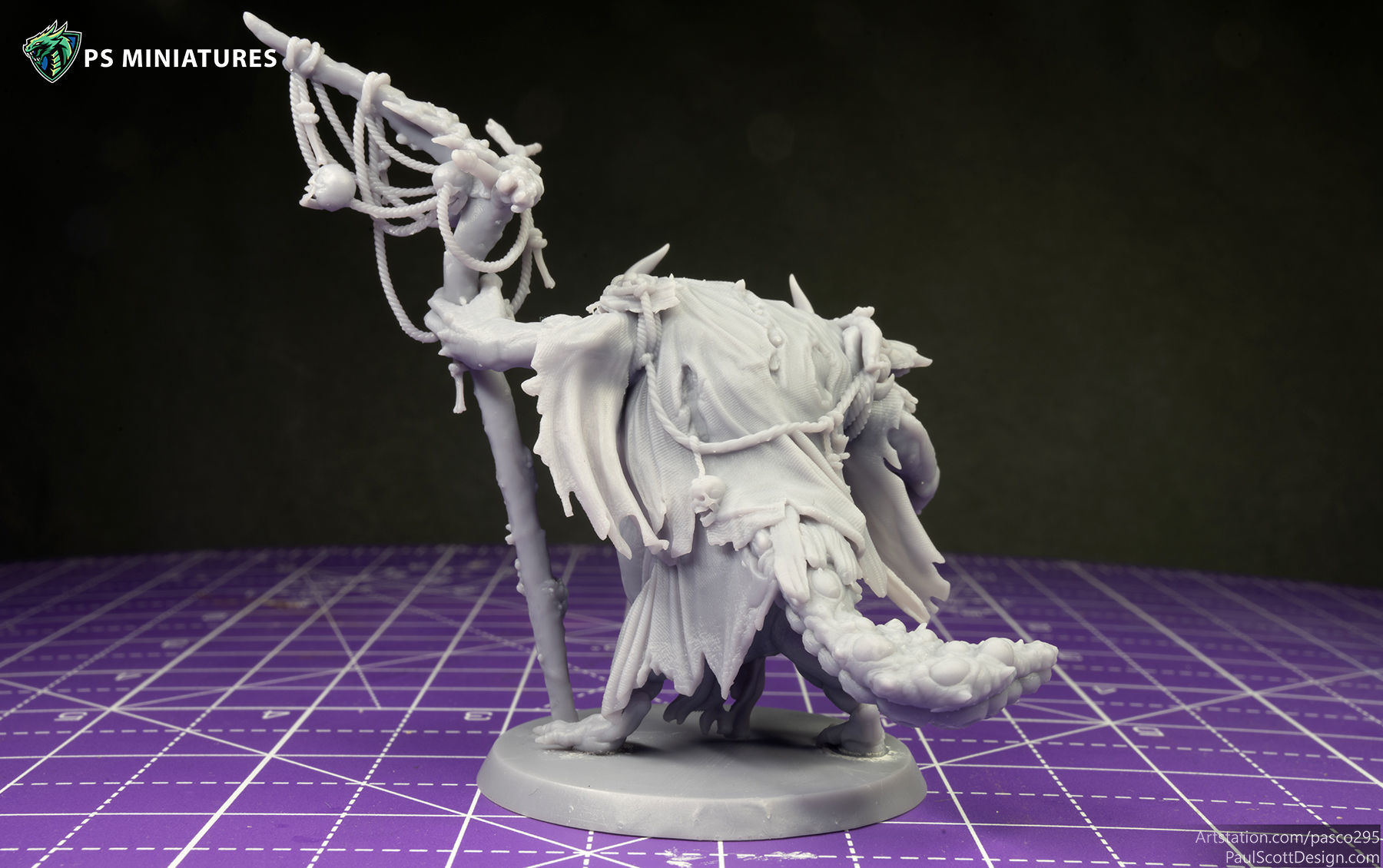 Green Slaad Lizardman - Pose 2 3D model 3D printable | CGTrader