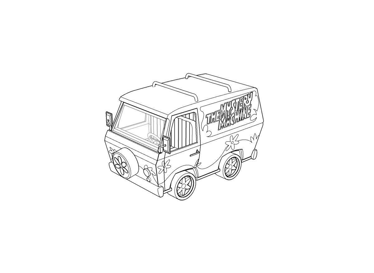 The Mystery Machine Scooby-Doo free 3D model | CGTrader