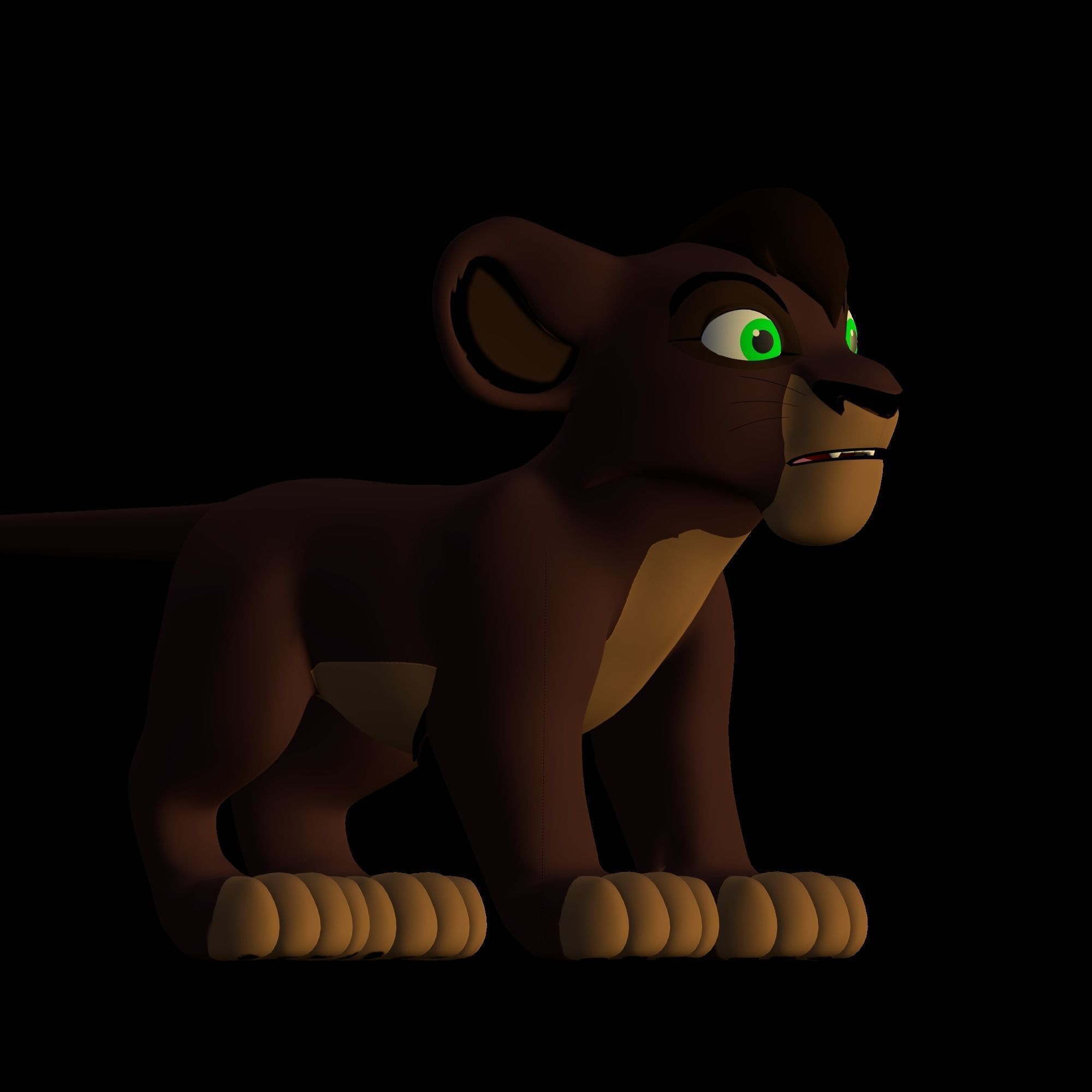 3D model Kovu Cub Lion King VR / AR / low-poly | CGTrader
